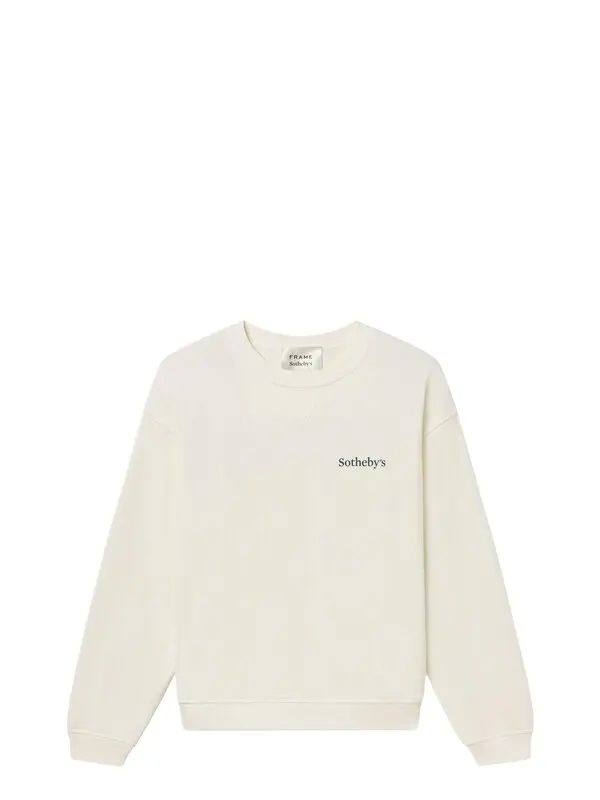 FRAME X Sotheby's Graphic Sweatshirt - White