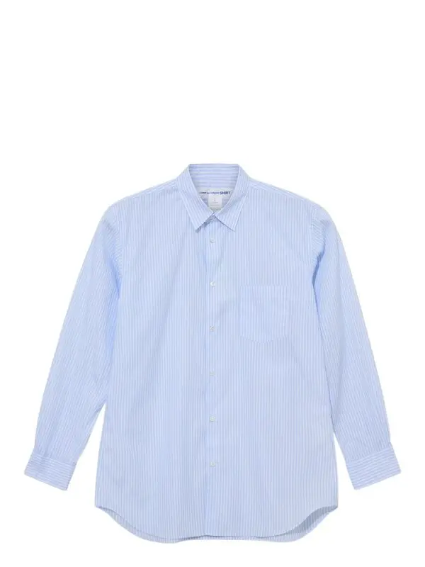 Comme Des Garçons Long-sleeved Shirt - Blue