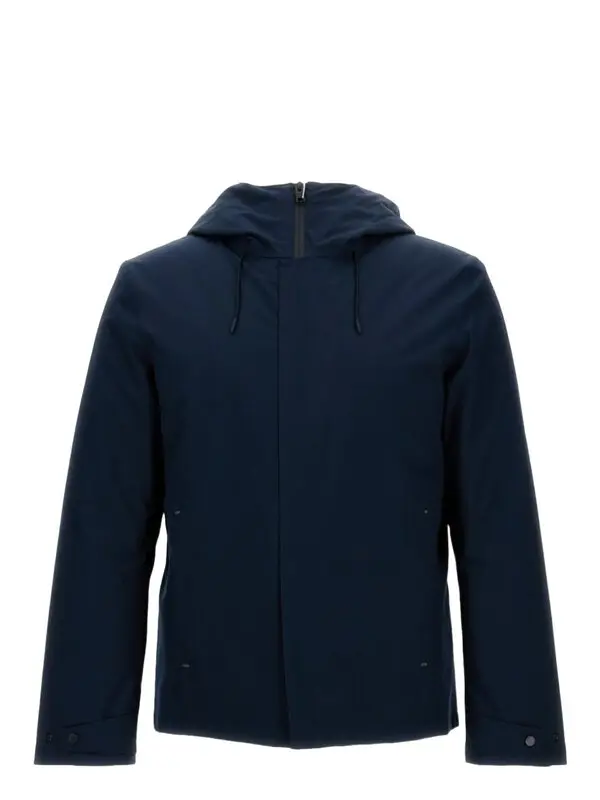 Woolrich Hooded Zip-up Jacket - Black