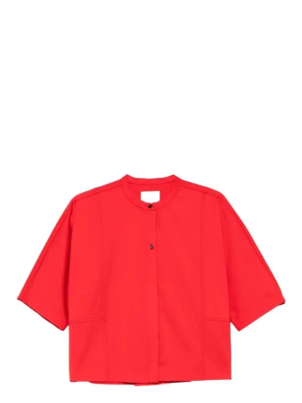 LOULOU STUDIO Ayli̇n Shirt - Tomato