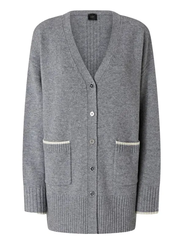 Pinko Mélange Effect Cardigan - Gray