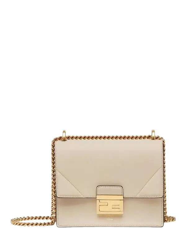 Fendi Kan U Shoulder Bag - Nude