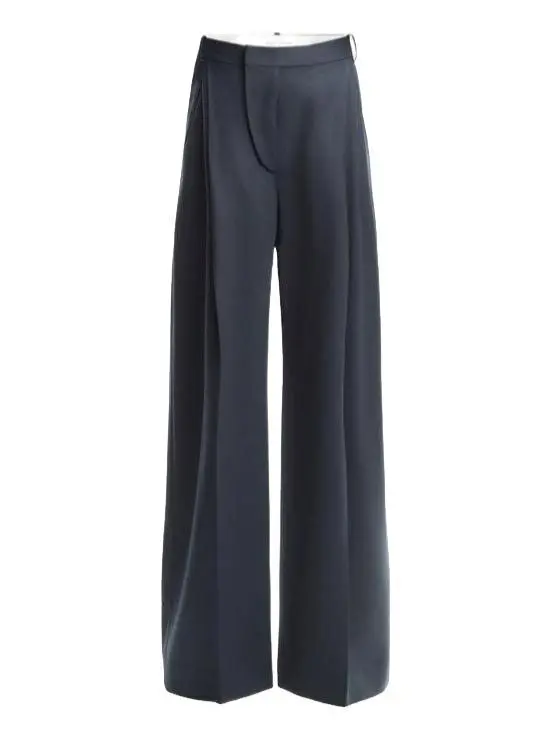 Victoria Beckham Belt-loop Casual Pants - Black