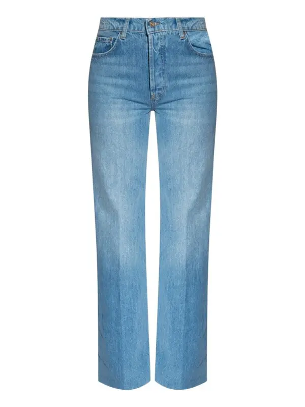 ANINE BING Hugh Wide-leg Jeans - Blue