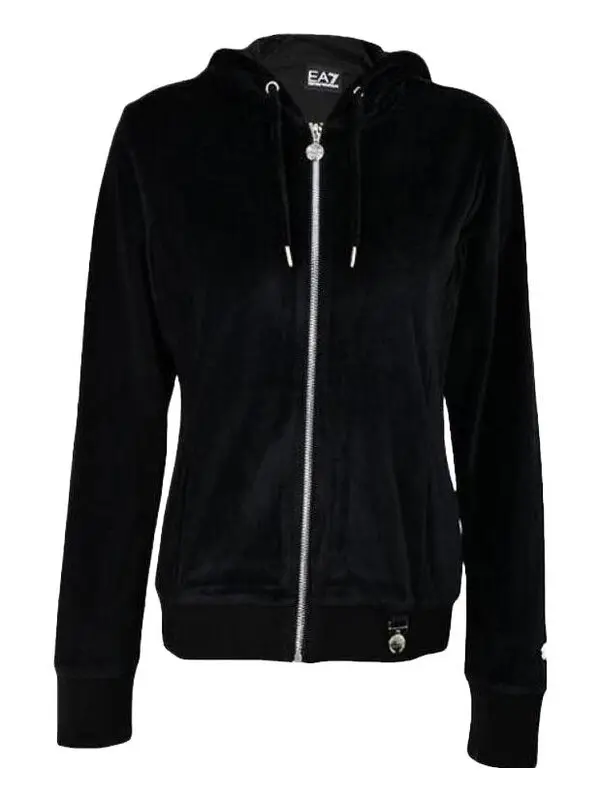 EA7 Velvet Logo Sports Set - Black