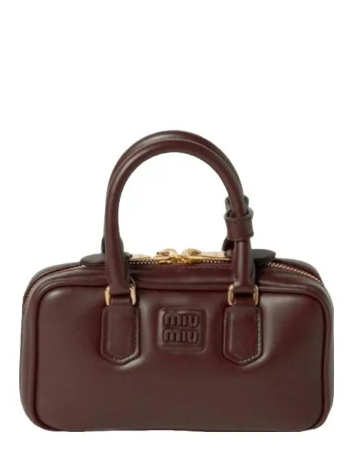Miu Miu Arcadie Leather Mini-bag - Brown