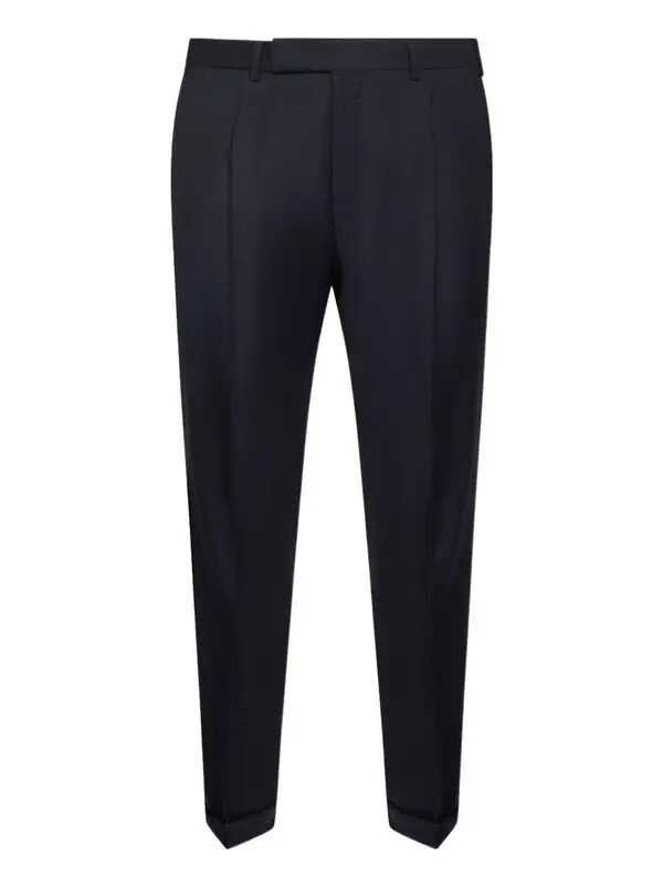 PT TORINO Tailored Pleated Casual Pants - Blue