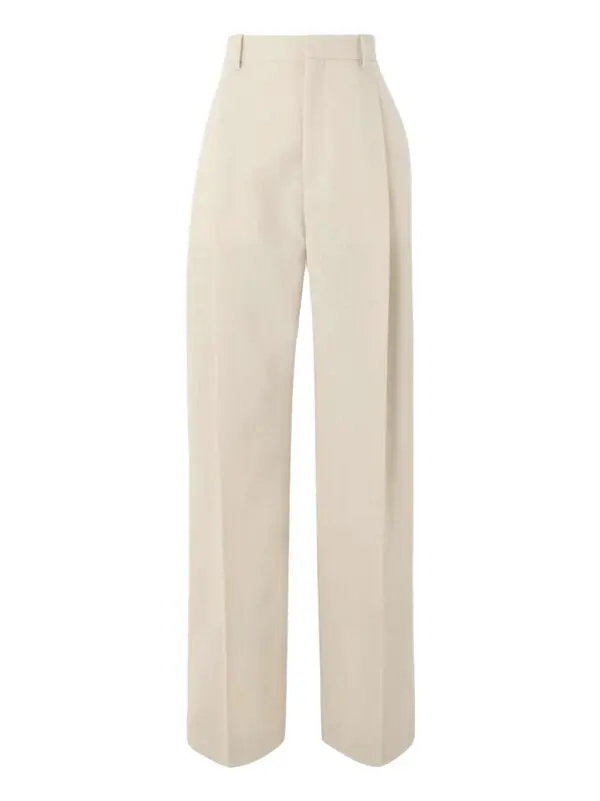 Wardrobe.NYC Mid Rise Trouser - Nude