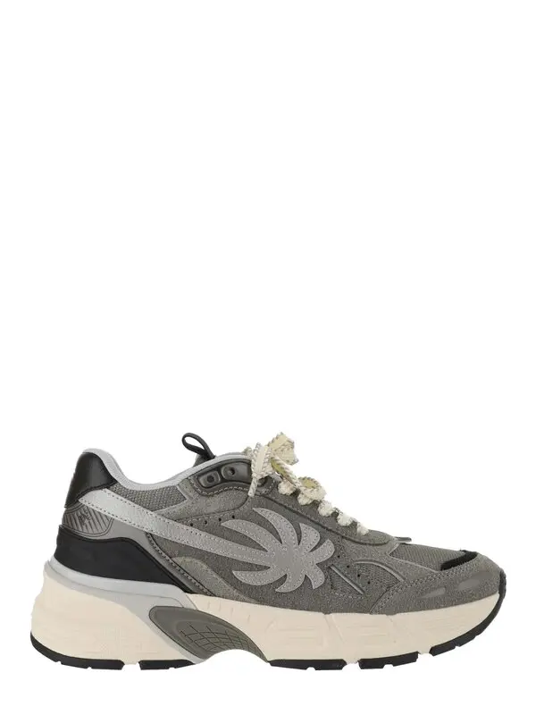Palm Angels Palm Tree Patch Sneakers - Gray