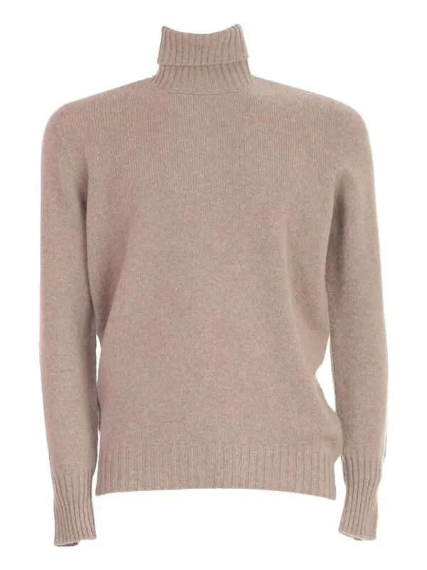 DRUMOHR Wool High-neck Sweater - Nude