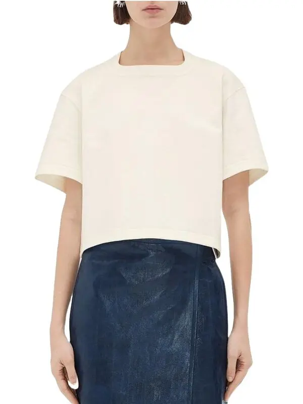 Bottega Veneta Loose Version Short-sleeved T-shirt - White