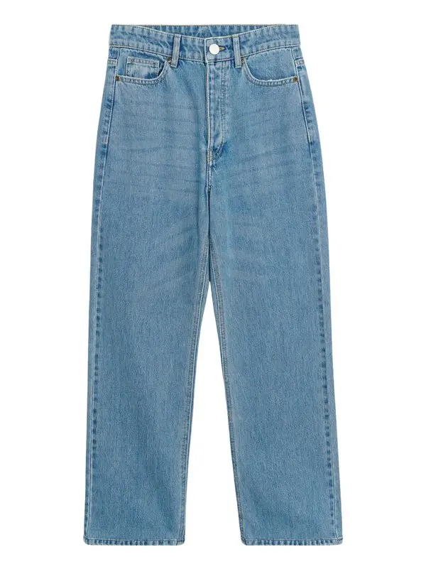 BY MALENE BIRGER Belt Loop Denim Trousers - Denim Blue