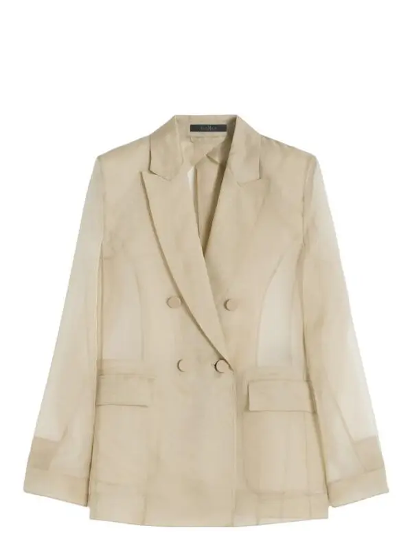 Max Mara Double-breasted Blazer - Sand