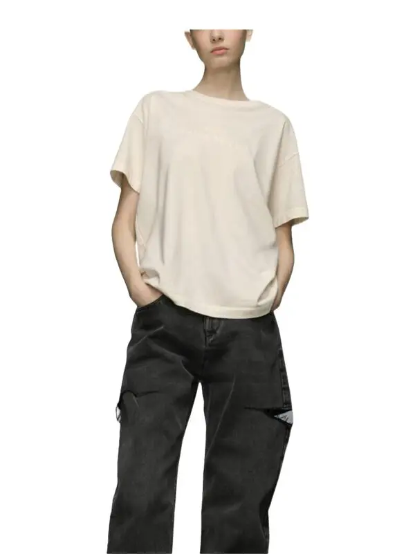 MAISON MARGIELA Reverse Logo Crewneck T-shirt - Black