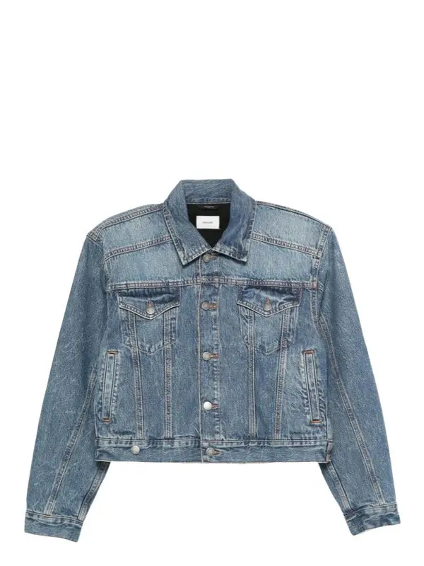 HAIKURE Denim Jacket With Button Fastening - Blue