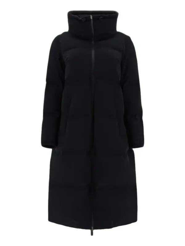 Herno Zip-up Padded Coat - Black