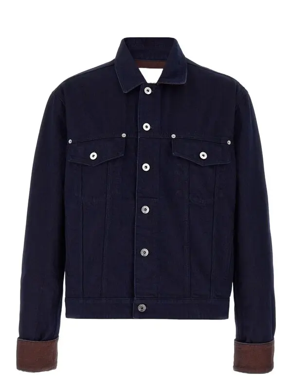 J.W.ANDERSON Classic Denim Jacket With Button Fastening - Blue