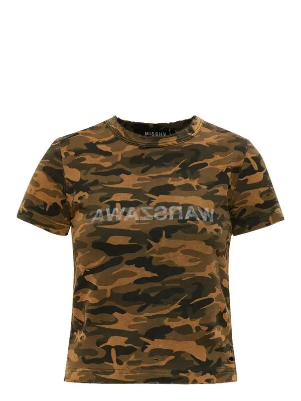 MISBHV Camouflage Logo T-shirt - Brown