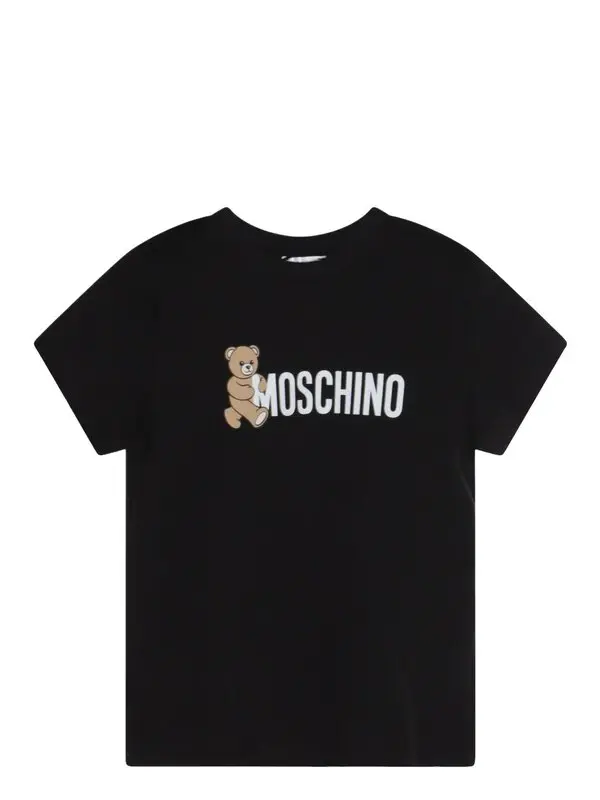Dolce & Gabbana Teddy Print Cotton T-shirt - Black