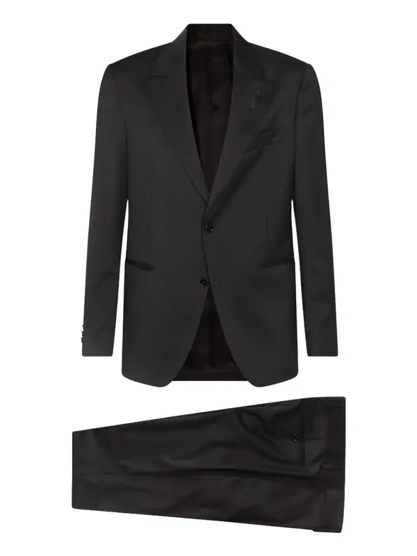 LARDINI Single-breasted Tailored Suits - Black