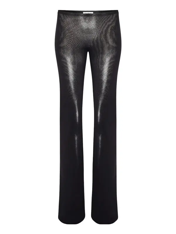 JEAN PAUL GAULTIER Elastic Waist Pants - Black/silver