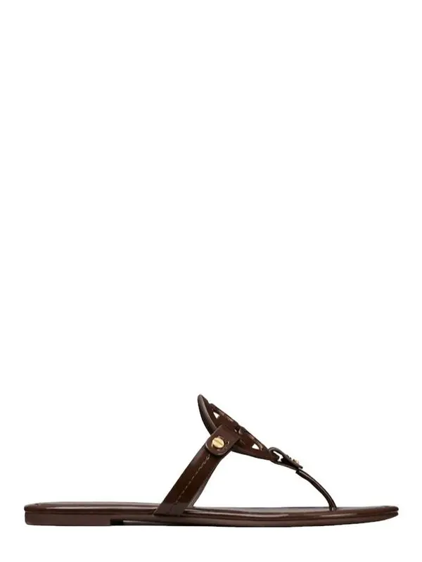 Tory Burch Miller Leather Sandals - Coconut