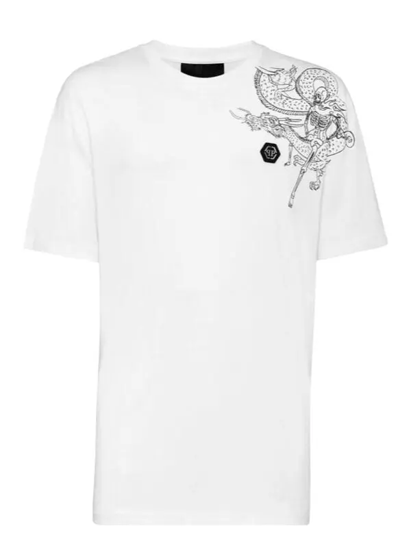 Philipp Plein Logo Short-sleeved T-shirt - White