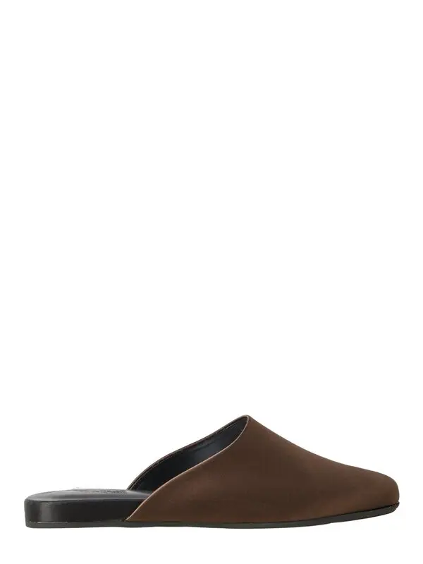 ANCIENT GREEK SANDALS Slipper Satin Mules - Green