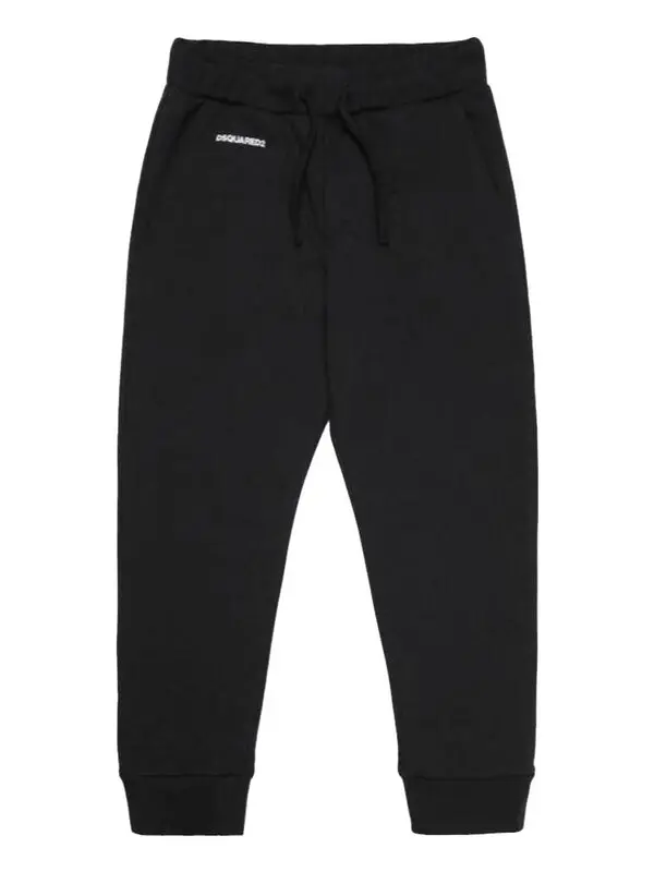 Dsquared2 Teen Sport Print Track Pants - Black