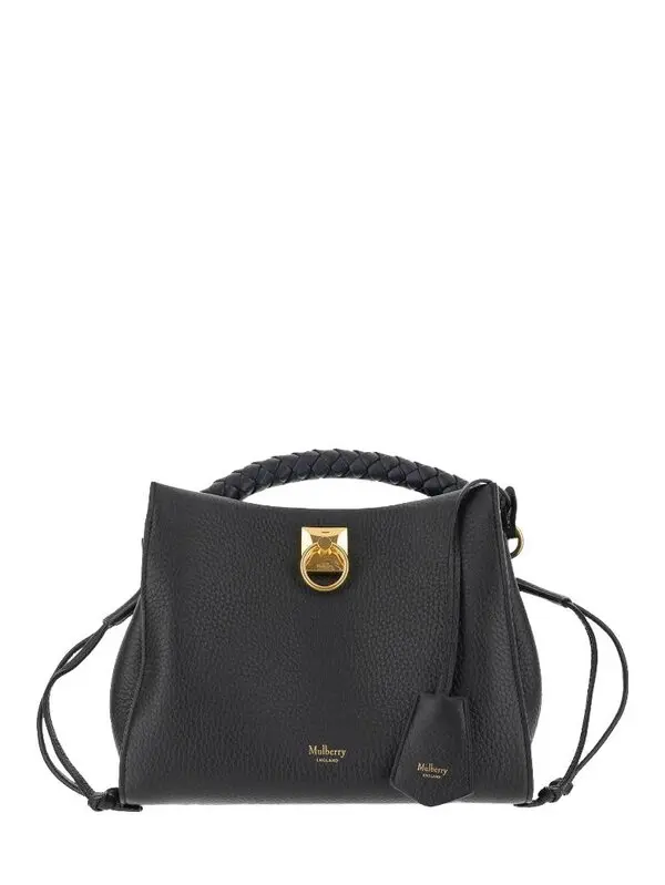 Mulberry Small Iris Top Handle Bag - Black