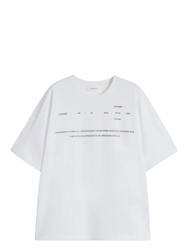 Sportmax Biella Crewneck T-shirt - Optical White