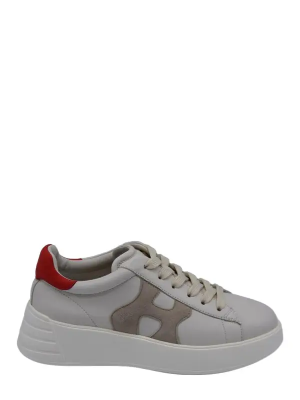 Hogan Rebel H Logo Patch Sneakers - Gray