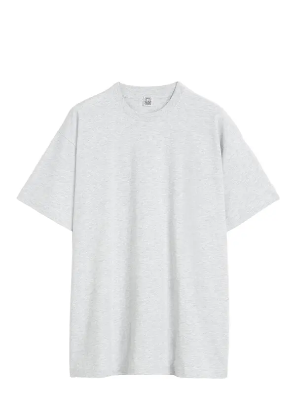 TOTEME Mélange Effect T-shirt - White