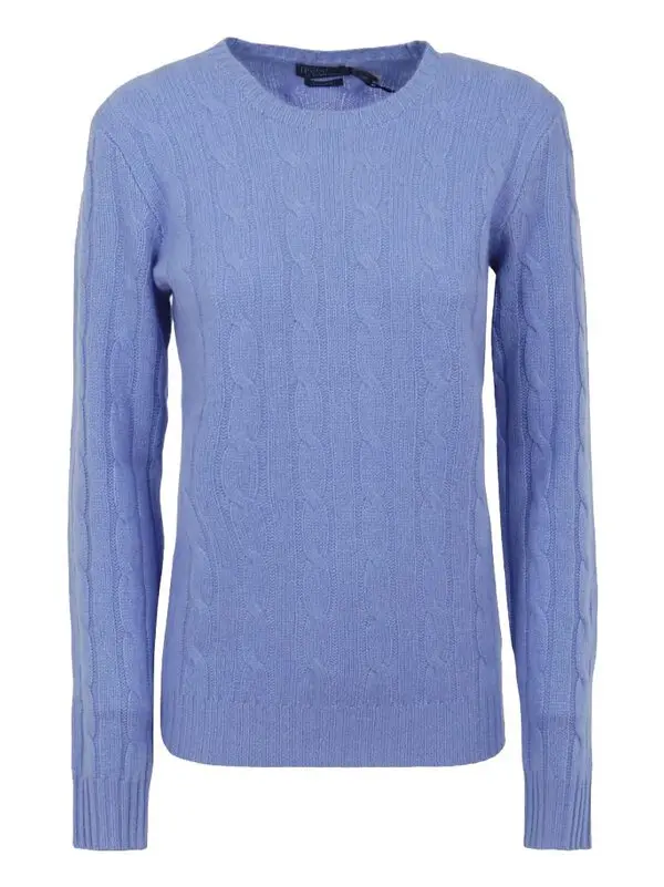 Polo Ralph Lauren Cable Knitted Jumper - Blue