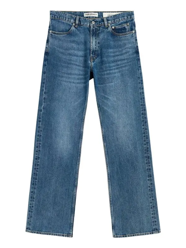 Our Legacy Carlson Straight-leg Jeans - Blue