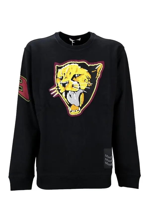 Givenchy Tiger Head Knitted Pullover - Black