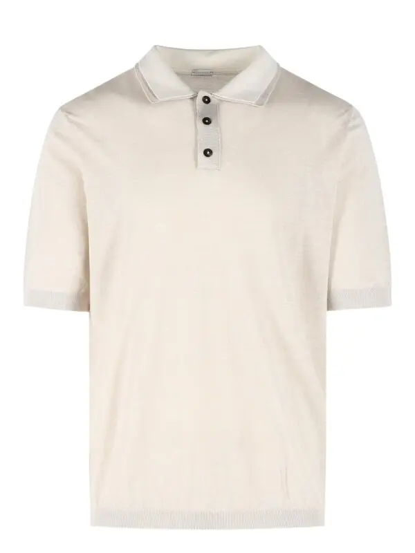 Eleventy Double-layer Collar Polo Shirt - No