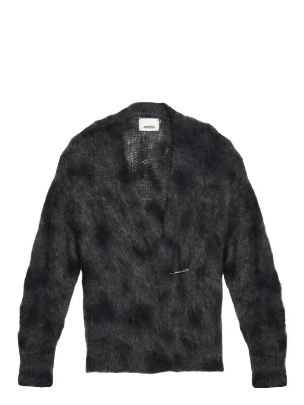 Isabel Marant Étoile Long Sleeve V-neck Cardigan - Anthracite