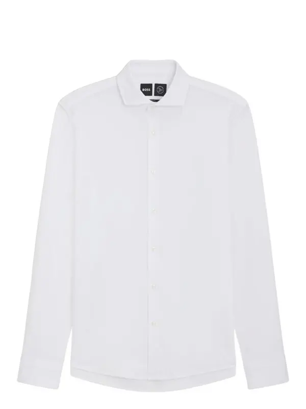 Hugo Boss Piqué Shirt - White