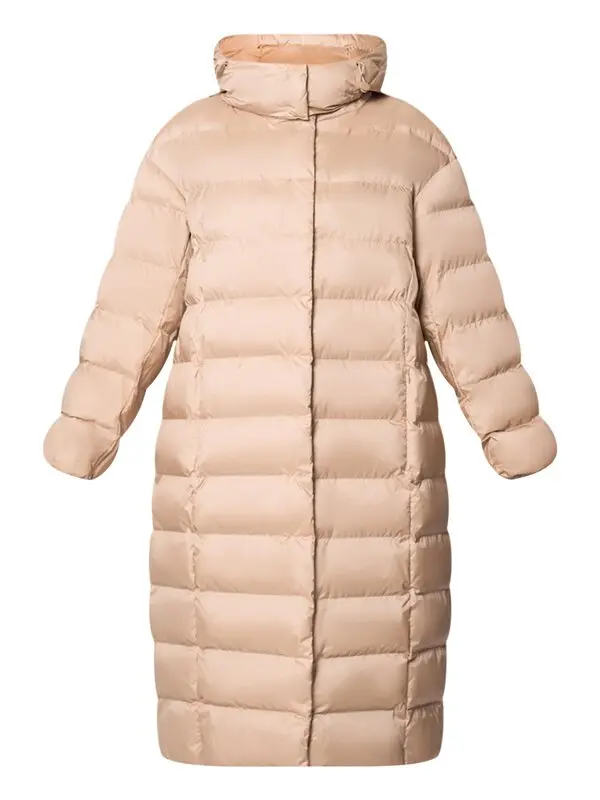 Max Mara Long Cotton-padded Jacket - Nude
