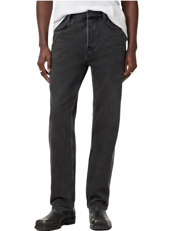 ALLSAINTS Classic Straight Fit Jeans - Black