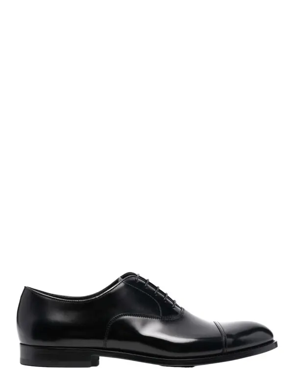 DOUCAL'S Almond Toe Lace-up - Black