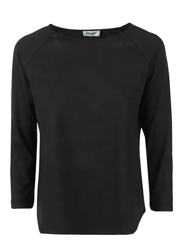 BASERANGE Long-sleeved Sweater - Black