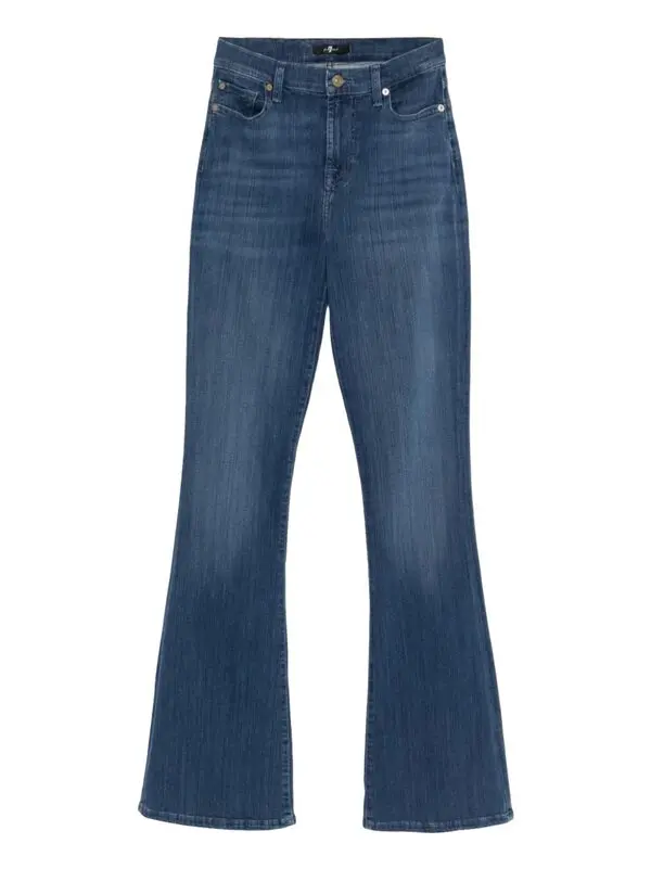 7 For All Mankind Flared Classic Jeans - Blue