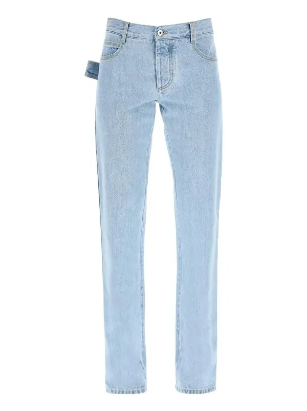 Bottega Veneta Straight-leg Denim Jeans - Blue