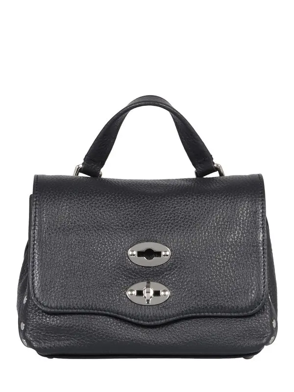 ZANELLATO Baby Postina Leather Messenger Bag - Black