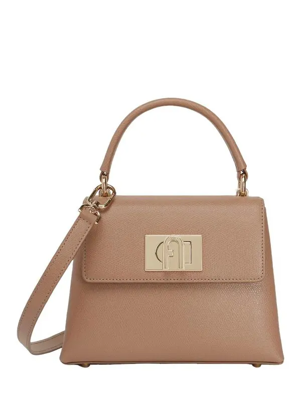 Furla 1927 Mini Leather Shoulder Bag - Brown