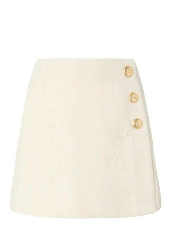 Pinko Tweed Mini Skirt - No