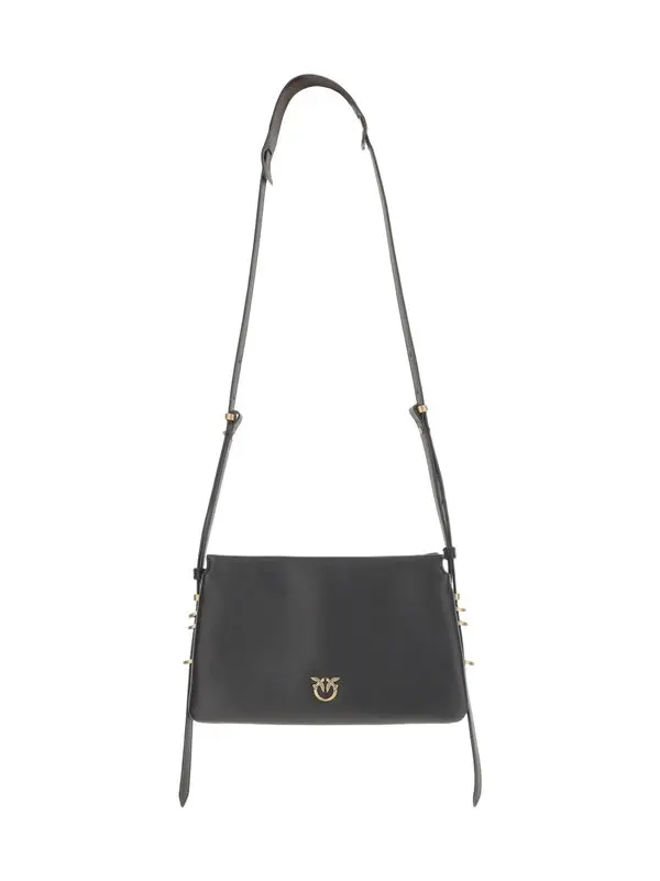 Pinko Love Birds Mini Crossbody Bag - Black