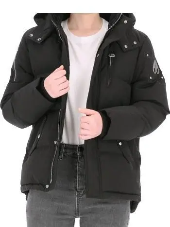 Moose Knuckles Long-sleeved Hooded Cotton-padded Jacket - Black